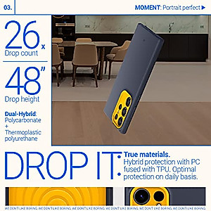 Caseology Nano Pop for Samsung Galaxy S23 Ultra Case 5G (2023) [Military Grade Drop Tested] Dual Layer Silicone Case - Blueberry Navy