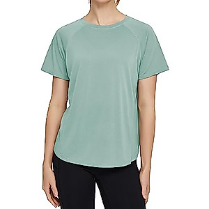 Dragon Fit Lightweight Workout Tops for Women Short Sleeve Crew Neck Yoga Shirts Casual Athletic T-Shirts