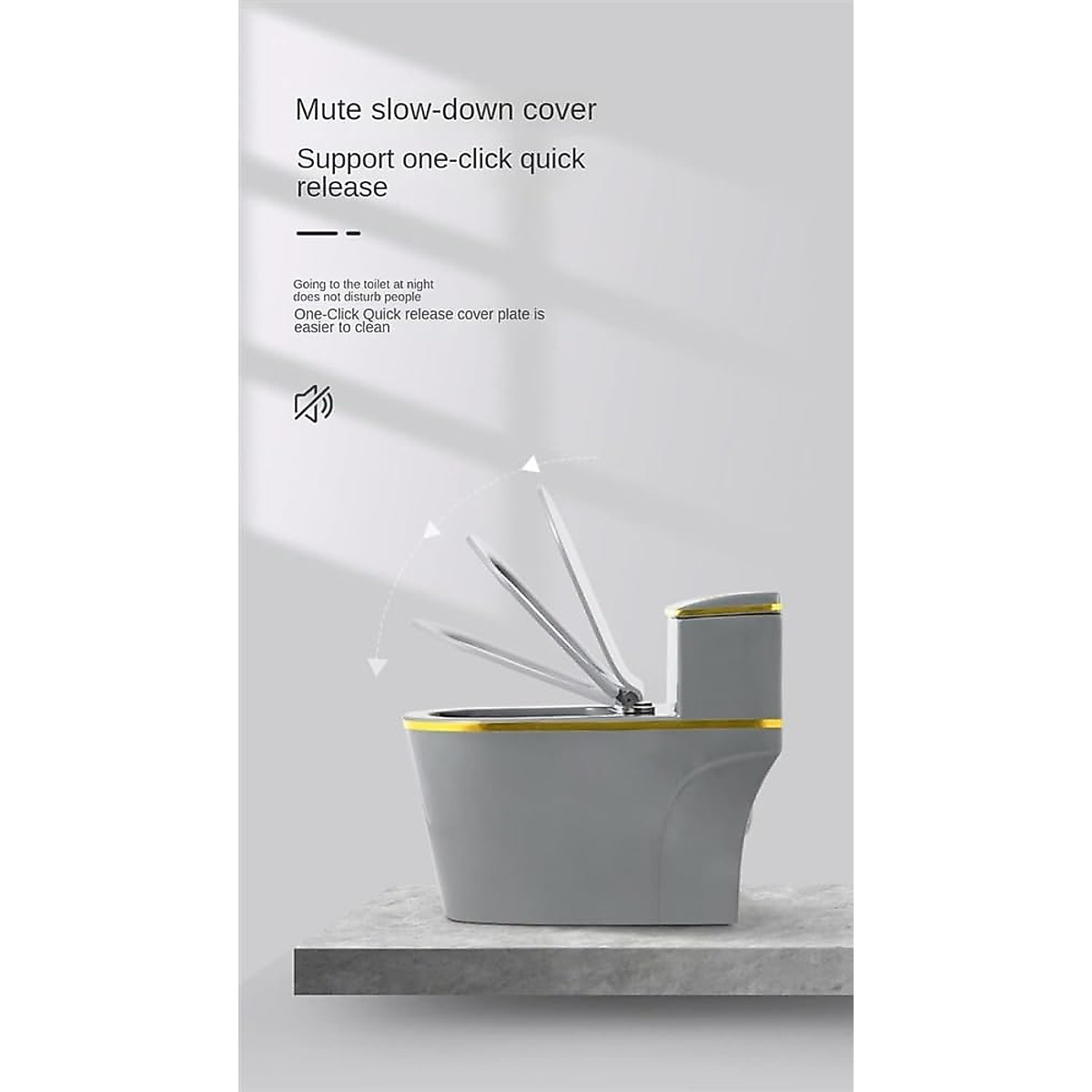 Smart Ceramics Bidet Toilet, Super Toilet Bidet Combo With Dual Flush, Modern One-Piece Toilet Standard Seat Height for Home Hotel Bathroom (Color : C, Size : 680x360x830mm)