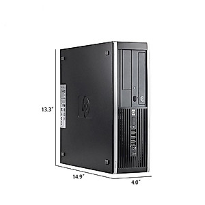 HP Elite Desktop Computer,8300 Office Small Form Factor PC,Refurbished Windows 10 Desktop,i7 Tower,8GB RAM,512GB SSD + 2TB HDD,DVDRW,DP,HDMI,WiFi,BT,VGA,Wireless Keyboard and Mouse+TJJ Pad(Renewed)
