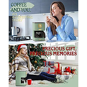 Amaste Retro Coffee Maker & Toaster Set- Matcha Green