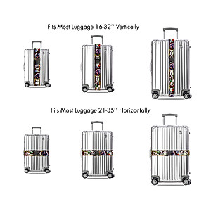 Picasso Girl before a Mirror Travel Luggage Strap Suitcase Security Belt. Heavy Duty & Adjustable. Travel Essentials Accessories. TSA Compliant. 2 Luggage Straps & 2 Add A Bag Straps. 4-Piece Set.