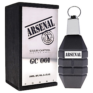 Gilles Cantuel Arsenal GC 001 Men EDP Spray 3.4 oz