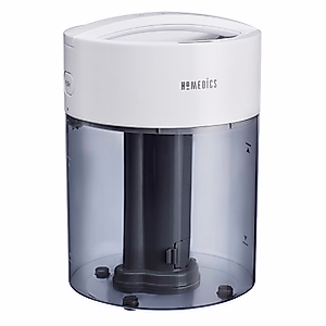 HoMedics Humidifiers for Bedroom, Home, Nursery, Office and Plants. Total Comfort UV-C Ultrasonic Humidifier, Leak Resistant Design, 0.97 Gallon Tank, 35 Hour Run Time, Quiet, Cool Mist, Night Light