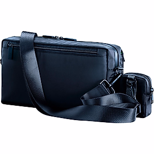Razer Xanthus Crossbody Bag: Fits Kishi, Steam Deck, Nintendo Switch - Water-Repellent Nylon - Detachable Earphones Mini Pouch - 3 external & 3 internal pockets - Detachable Shoulder Strap