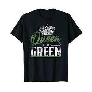 Golf Queen Vintage Crown Queen Of The Green T-Shirt
