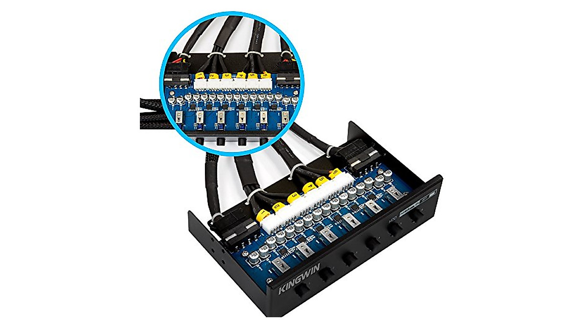 Kingwin HDD Power Switch Module for SATA Drives | Control Up to 6 HDDs