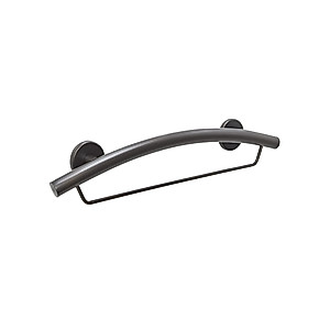 Curved Grab Bar and Towel Rack for Bathroom Shower Kitchen/304 Stainless/Oil Rubbed Bronze/ 24"x 5"