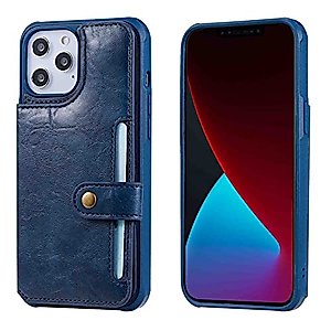 Fansipro Bumper Case Cover for Samsung Galaxy S9 Plus, Premium PU Leather Slim Fit Cover for Galaxy S9 Plus, 2 Card Slots, 1 Photo Frame Slot, Easy in Hand, Blue