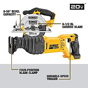DEWALT 20V MAX Power Tool Combo Kit, 9-Tool Cordless Power Tool Set with 2 Batteries and Charger (DCK940D2)