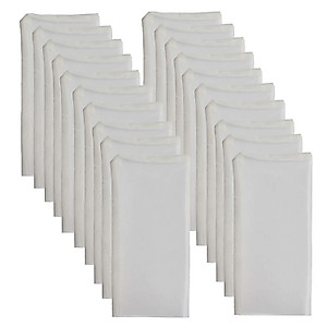 Dulytek Premium Nylon 20 Pcs Filter Bags, 25 Micron, 2" x 4", Double-Stitching, Zero Blowouts, Made in the USA