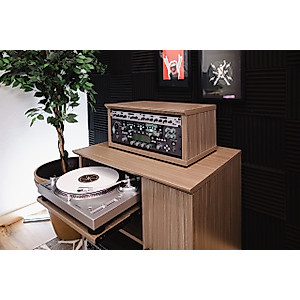 Gator Frameworks Elite Furniture Series 2U Wood Desktop Studio Rack in Dark Walnut Brown Finish (GFW-ELITERK-2U-BRN)