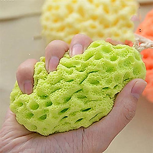 INGVY Dry Brushing Body Brush Bath Brushes Shower Exfoliating Bath Sponge Massage Body Cleaning Scrubber Best Bath Care (Color : Green)