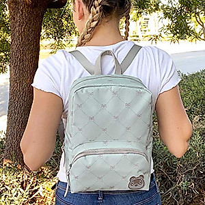 Controller Gear Animal Crossing - Small Backpack Mini Bookbag Travel Bag for Console & Accessories - Tom Nook Quilted