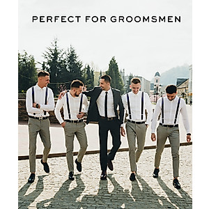 Man of Men Suspenders - Navy