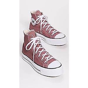 Converse Women's Chuck Taylor All Star Lift Sneakers, Saddle/Black/White, 8 Medium US