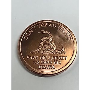 2015 Dont Tread on Me Eternal Vigilance 1 Ounce Copper Round