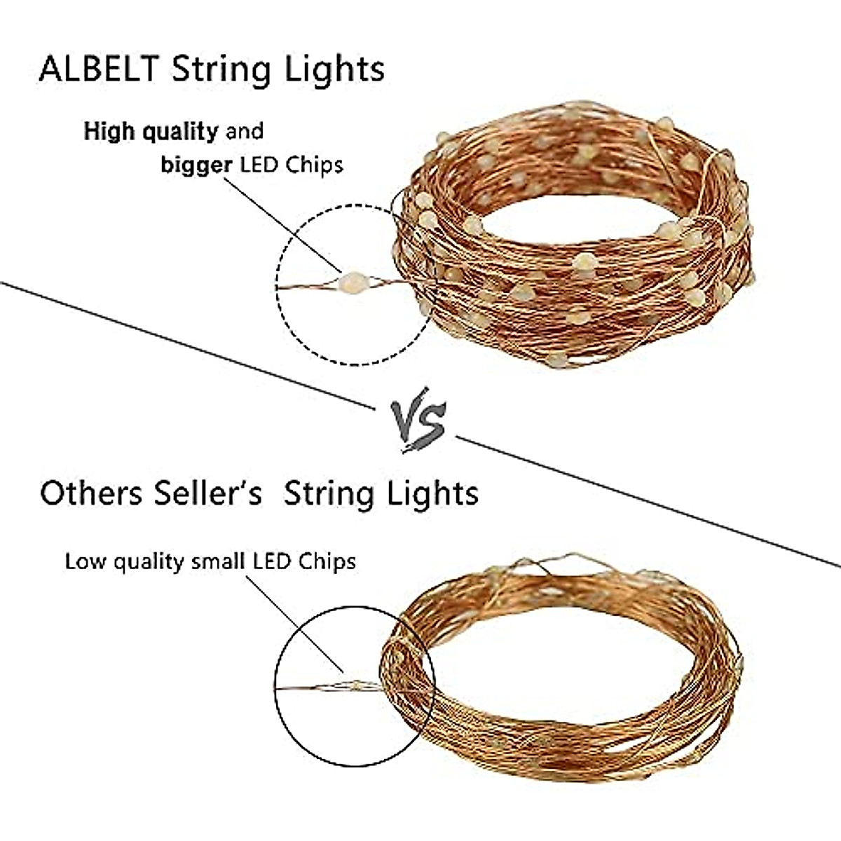 Extra-Long 2-Pack Each 72FT 200 LED Solar String Lights Outdoor Waterproof, Super Bright Solar Outdoor Lights with 8 Lighting Modes, Solar Fairy Lights for Tree Garden Patio Xmas Party (Warm White)