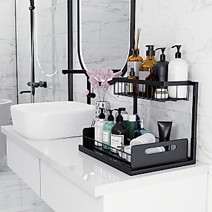 SAFEMAKE Under Sink Organizers and Storage, Under Sink Organizer, Kitchen Cabinet Organizer, Bathroom Cabinet Organizer, Under Kitchen Sink Organizers and Storage, Under the Sink Organizer