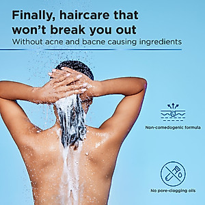 Non-Comedogenic Hair Conditioner for Blemish Free Skin by Clear 2 Perfection with Fresh Cells Strawberry and Kiwi Suspensions. Hair Conditioner for Acne. Made in USA