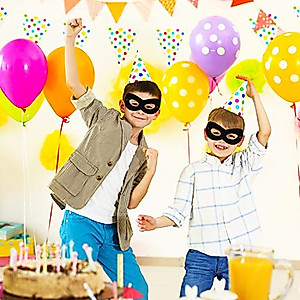 Tudona 24 Packs Superhero Masks for Kids Superhero Eye Masks Party Favors Cosplay Halloween Masks Birthday Party Masks Costume Party Supplies