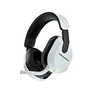 Turtle Beach Stealth 600 Wireless Multiplatform Amplified Gaming Headset for PS5, PS4, PC, & Mobile – Bluetooth, 80-Hr Battery, Noise-Cancelling Flip-to-Mute Mic, 50mm Speakers – White