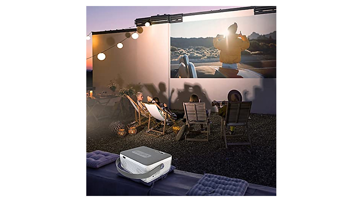 RCA RPJ402 Portable 1080P Bluetooth Projector for Indoor & Outdoor Use