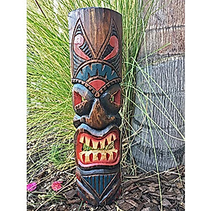 FOREVER BAMBOO Hawaiian Tiki Mask Classic Tahitian 20"