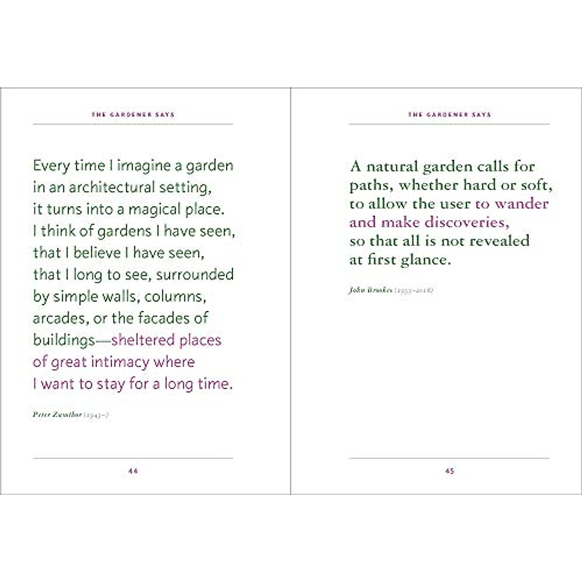 The Gardener Says: Quotes, Quips, and Words of Wisdom