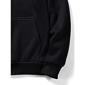 Floerns Men's Graphic Print Long Sleeve Drawstring Hoodie Pullover Sweatshirt Black M