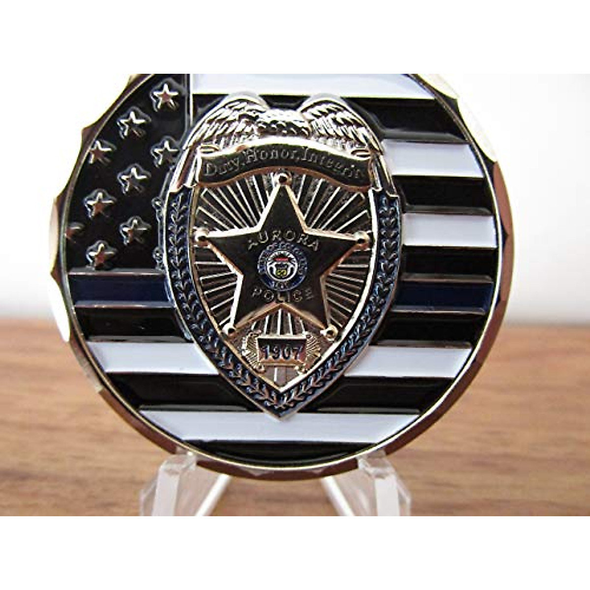 Aurora Colorado Police Fugitive Apprehension and Surveillance Team Challenge Coin