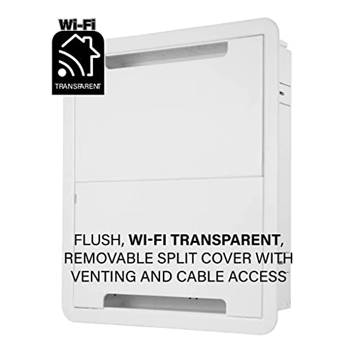 SAMSUNG QN55LS03BAFXZA 55" The Frame 4K UltraHD Smart QLED TV with a Sanus SA-IWB17-W1 17" TV Media in-Wall Box (2022)(USED)