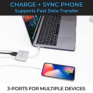 Gadgets+ USB C Hub, 3 in 1 USB Type C 3.1 Adapter, USB C Docking Station, USB C to HDMI, Compatible with MacBook, iPad Pro, Nintendo Switch and Other USB C Devices
