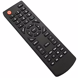 Replacement Remote Control Fit for DX-26L100-A13 DX-32D310NA15 DX-55L150A11 DX-LCD26-09 DX-LCD22-09 DX-LCD1909 DX-LCD2609 NS-37D20SNA14 for Insignia Dynex TV