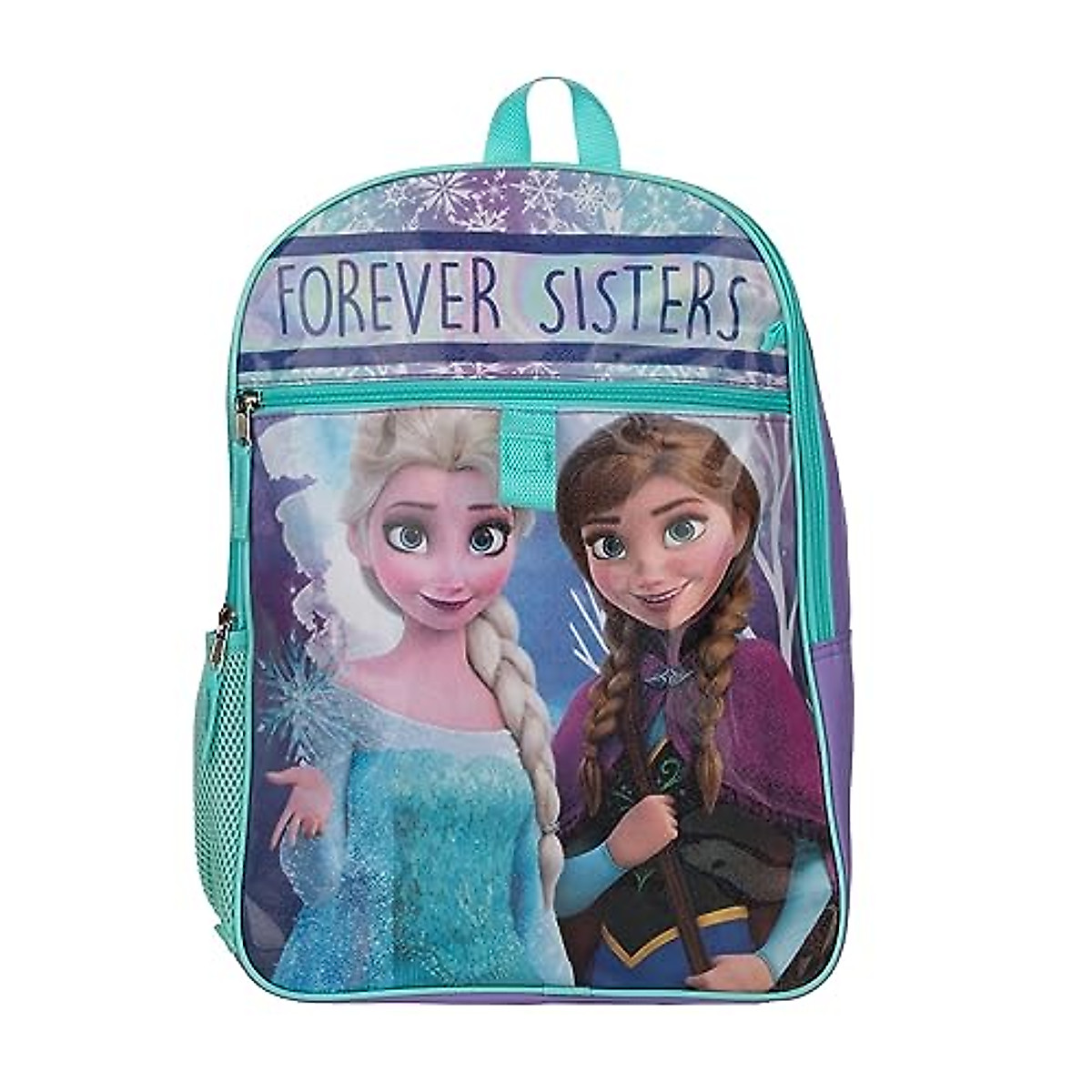 Frozen Forever Sisters Youth Girl's 2-Piece 16" Backpack & Lunch Kit Combo Set