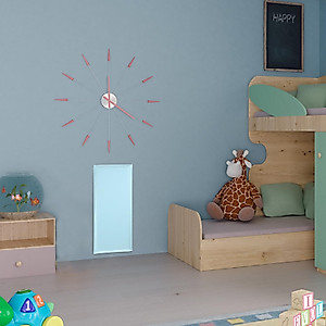 DECHOUS 3D Anti-Collision Wall Padding for Kids, 5Pcs Upholstered Wall Panels, Peel and Stick Headboard Panels Nursery Playroom Soft Wall Padded for Kids Room Wall Protection