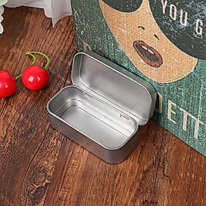 XISAOK Portable Metal Lip Small Storage Box Case Organizer for Money Coin Candy Keys