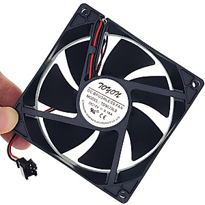 TD9025LS 9025 Cooling Fan for Wine Fridge, Hotel Refrigerator,DC12V 0.16A 1.92w 2-Wire 90x90x25MM brushless Fan