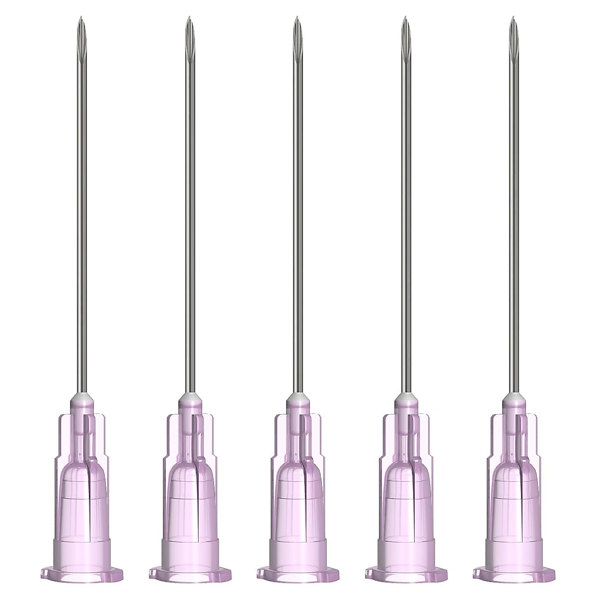 18G 1.5 Inch Luer Lock Needle, Industrial Dispensing Accessories, Individually Wrapped, Pack of 100, Lab Tools, Suitable for Refilling Liquid, Inks