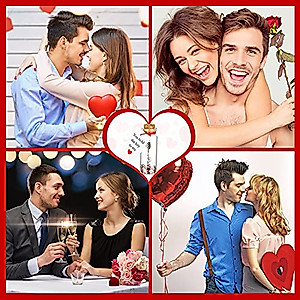 Anniversary Romantic Gift for Her You Hold The Key to My Heart Romantic Bottle, Tiny Glass Love Wish Jar Romantic Message with Bottle, Gifts for Anniversary(Classic Style)