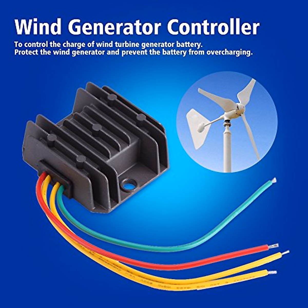 12V 300W Wind Turbine Generator Charging Controller Regulator (Single Phase)