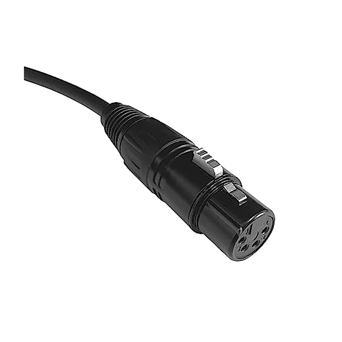 Interchangeable Headset Cable for Clear-Com 300-X4(5ft), XLR Connector Microphone Headphone Wire for Clear-Com CC-110 CC-300 CC-220 CC-400-X4 Headsets, 4 Pin XLR Female Adapter Headphone Cord(2 Pack)