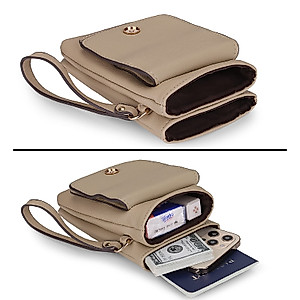 YALUXE Crossbody Bags for Women Cellphone Purse Wristlet Handbag