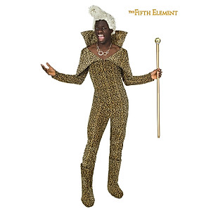Fun Costumes Men's Fifth Element Ruby Rhod with Wig Large