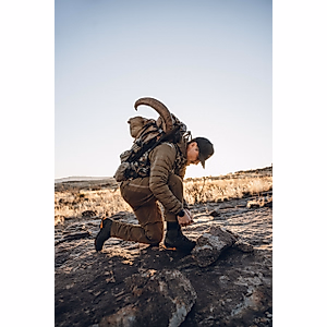 First Lite Men's Brooks Down Sweater - Lightweight Insulated Hunting Puffy - Dry Earth - X-Large