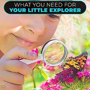 20Pcs Mini Magnifying Glass for Reading - Magnifying Glasses for Kids Magnifying Glass Medical Equipment Science Party Favors - Plastic Magnifying Lens for Reading Magnifiers for Seniors Geology Tools