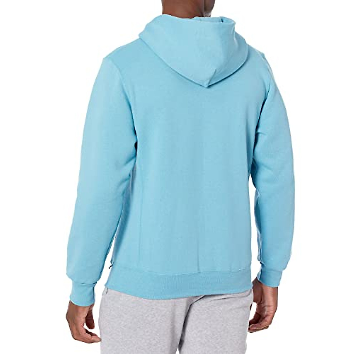 Russell Athletic Men's Hoodie Dri-Power Fleece Hoodies & Sweatshirts, Moisture Wicking, Cotton Blend, Relaxed Fit, Sizes S-4X, Arctic Blue, Small