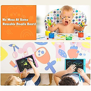 Kidopire LCD Writing Tablet for Kids, 2 Pack 10-Inch Toddler Doodle Board Drawing Board, Reusable Drawing Tablet Drawing Pad Kids Toys, Ideas Birthday Gifts for 3 4 5 6 7 8 Year Old Boys Girls
