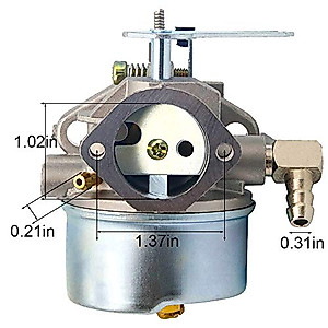OH318SA Carburetor Kit for Tecumseh 640169 Carburetor Fits OHSK90 OHSK80 OHSK100 King Sears Craftsman Toro 38079 38542 38546 38547 38558 38559 38560 38650 38651 11.5HP SnowBlower 640169 Carburetor