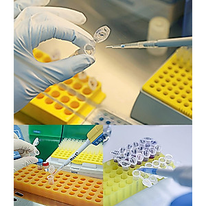 10ml Centrifuge Tubes Clear Plastic Vials EP Lab Centrifuge Vials 50pcs, Small Vial Liquid Test Sample Tube Storage Container with Snap Caps Lids